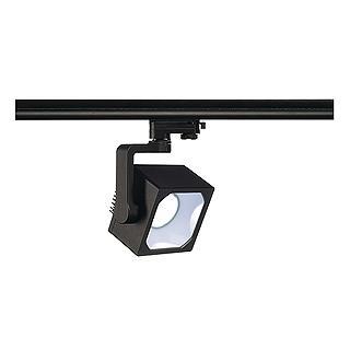3-fazni Šinski sistemi - EURO CUBE DLMI SPOT, CRNA, 1100LM, 4000K SA 3-FAZNIM ADAPTEROM