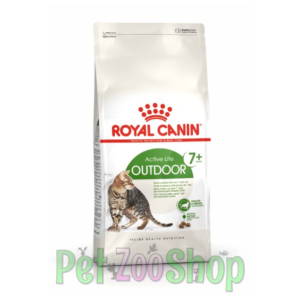 Royal Canin Outdoor 7+ – Suva hrana za starije aktivne mačke (7–12 godina) 4kg