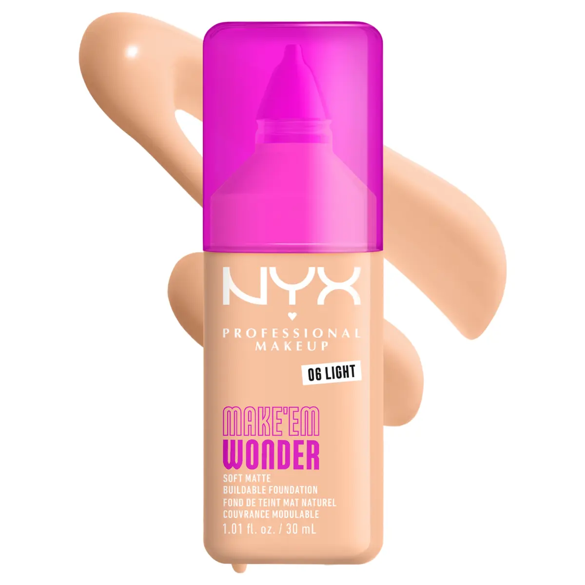 Mat tečni puder – Make ‘Em Wonder Light WF06