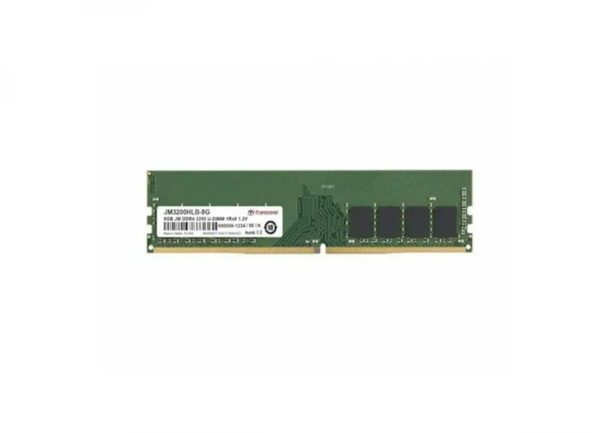 Memorija TRANSCEND 8GB/DIMM/DDR4/3200MHz/CL22/crna