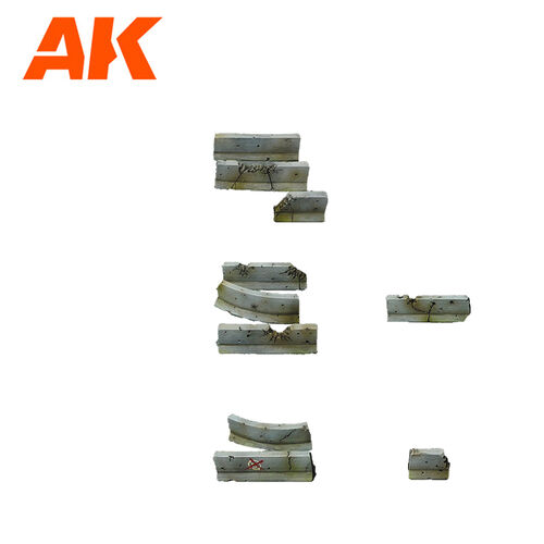 AK-Interactive 1357 Jersey Walls Set Wargame