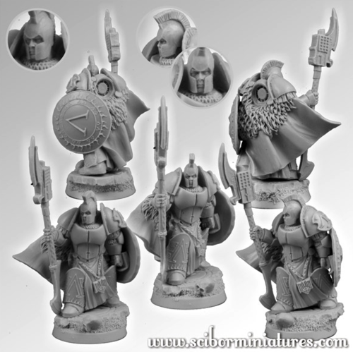 Scibor Monstrous Miniatures 28SF0088 Spartan SF Veteran #3