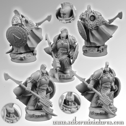 Scibor Monstrous Miniatures 28SF0089 Spartan SF Veteran #2