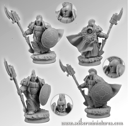 Scibor Monstrous Miniatures 28SF0090 Spartan SF Veteran #1