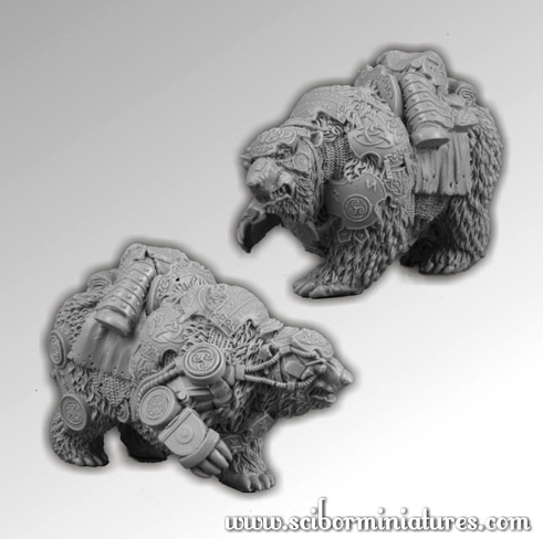 Scibor Monstrous Miniatures 28SF0096 Bionic War Bear #1