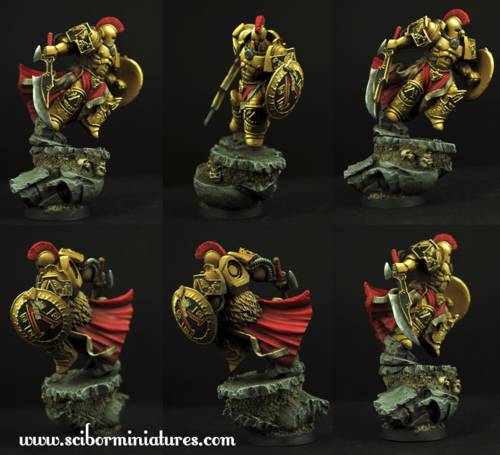 Scibor Monstrous Miniatures 28SF0120 SF Spartan Leonidas
