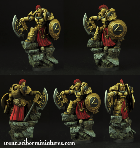 Scibor Monstrous Miniatures 28SF0121 SF Spartan General