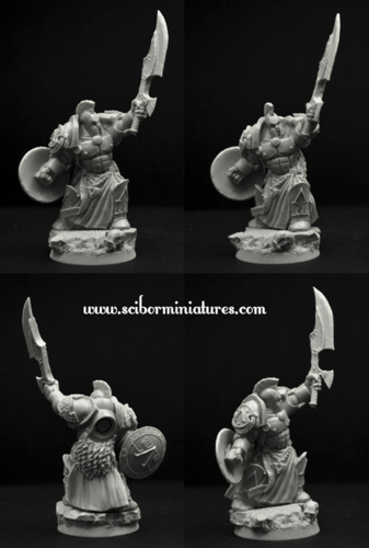 Scibor Monstrous Miniatures 28SF0126 Spartan SF Veteran #6