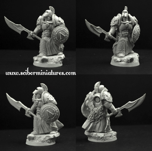 Scibor Monstrous Miniatures 28SF0127 Spartan SF Veteran #7