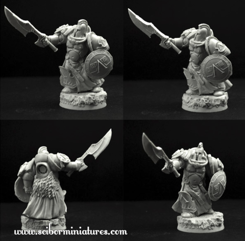 Scibor Monstrous Miniatures 28SF0128 Spartan SF Veteran #8