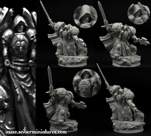 Scibor Monstrous Miniatures 28SF0130 Lion SF Knight #5