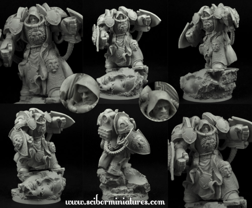 Scibor Monstrous Miniatures 28SF0131 SF Lion Knight #6