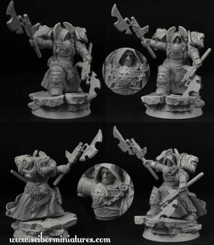 Scibor Monstrous Miniatures 28SF0132 Lion SF Knight #7
