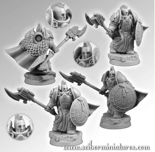 Scibor Monstrous Miniatures 28SF0086 Spartan SF Veteran #5