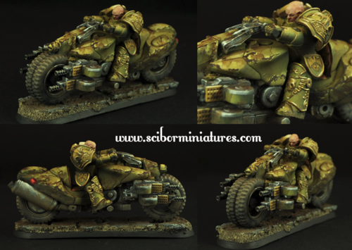 Scibor Monstrous Miniatures 28SF0083 SF Motorcycle
