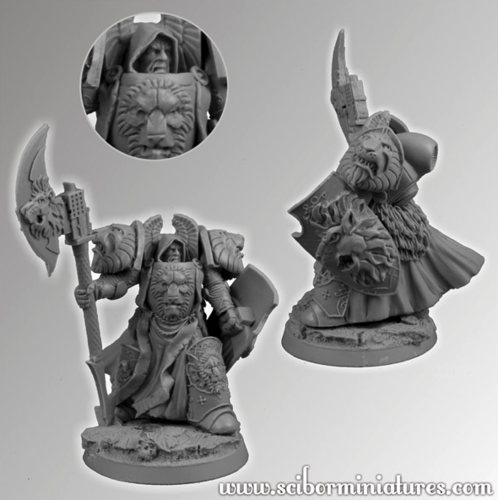 Scibor Monstrous Miniatures 28SF0080 Lion SF Knight #3