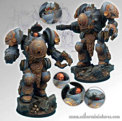 Scibor Monstrous Miniatures 28SF0078 Celtic SF Torin Mech Suit
