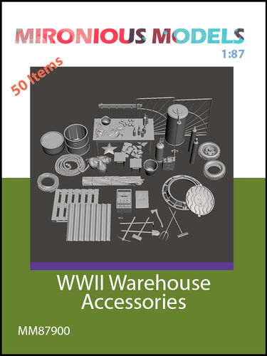 Mironious Models 87900 WWII Warehouse Accessories
