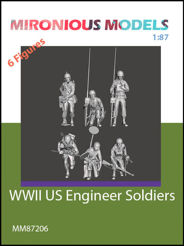 Mironious Models 87206 WWII US Engineer Soldiers