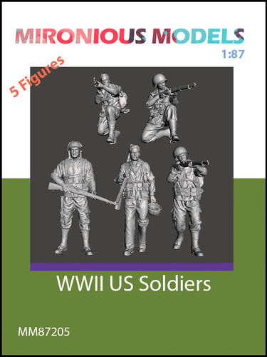 Mironious Models 87205 WWII US Soldiers