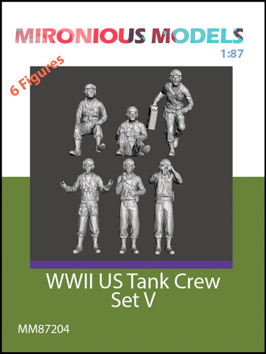 Mironious Models 87204 WWII US Tank Crew Set V