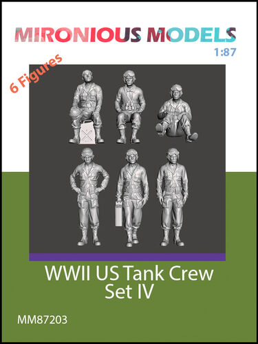 Mironious Models 87203 WWII US Tank Crew Set IV