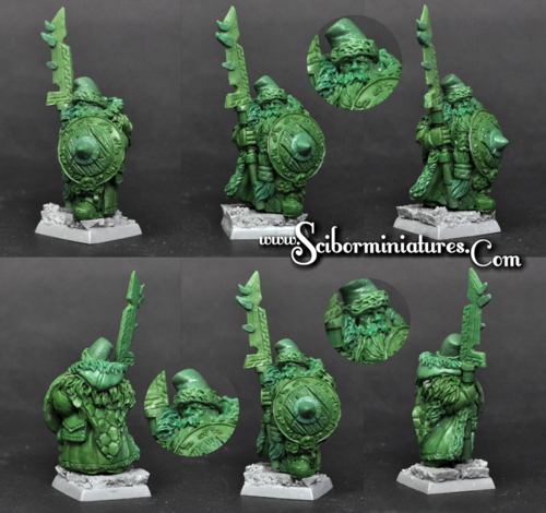 Scibor Monstrous Miniatures 28FM0460 Ice Stronghold Dwarf #19