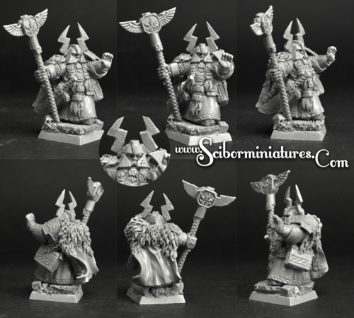 Scibor Monstrous Miniatures 28FM0361 Dwarf Wizard #2