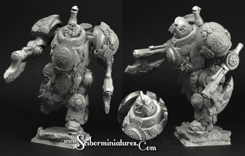 Scibor Monstrous Miniatures 28FM0360 Dwarven Golem #2
