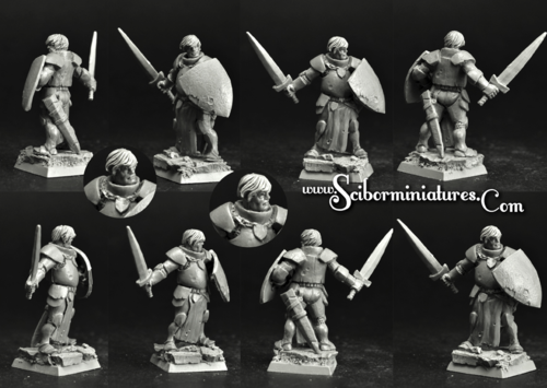 Scibor Monstrous Miniatures 28FM0356 Knight Roland
