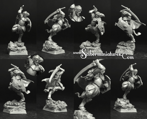 Scibor Monstrous Miniatures 28FM0353 Wood Elf Lord