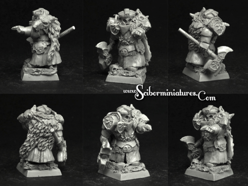 Scibor Monstrous Miniatures 28FM0345 Dwarf Lord Krumram