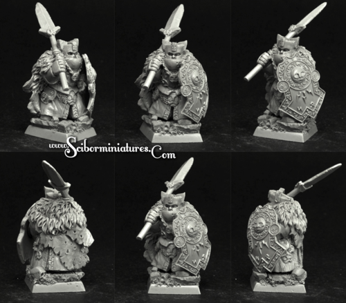 Scibor Monstrous Miniatures 28FM0342 Dwarf Lord Thulmir