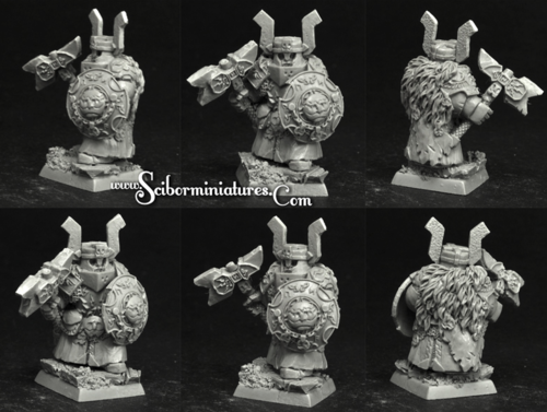 Scibor Monstrous Miniatures 28FM0343 Dwarf Lord Emmar