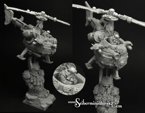 Scibor Monstrous Miniatures 28FM0339 Dwarven Bomber