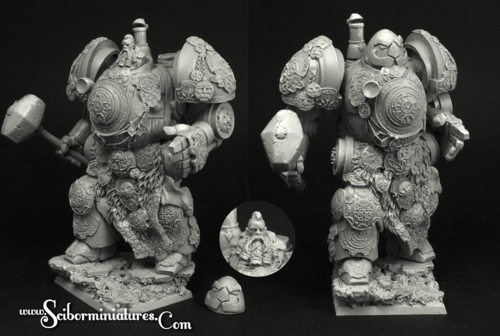 Scibor Monstrous Miniatures 28FM0340 Dwarven Golem