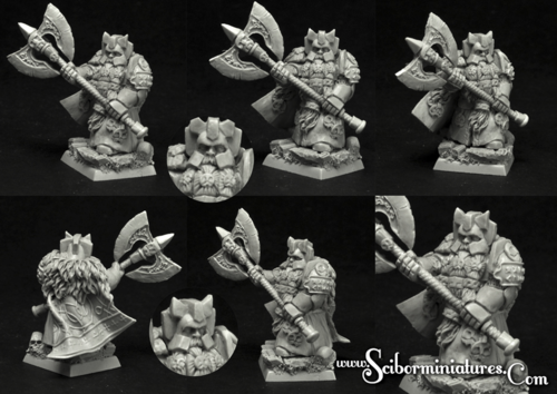 Scibor Monstrous Miniatures 28FM0338 Dwar Lord Ummir