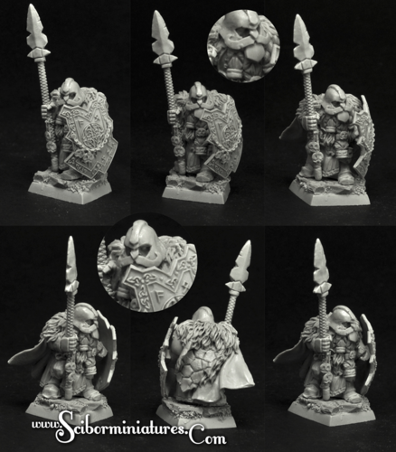 Scibor Monstrous Miniatures 28FM0336 Dwar Lord Regbrek