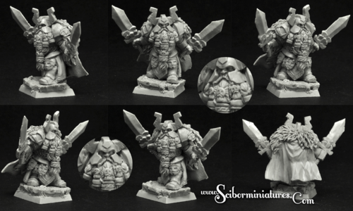 Scibor Monstrous Miniatures 28FM0337 Dwar Lord Thorrig
