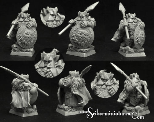 Scibor Monstrous Miniatures 28FM0335 Dwar Lord Vondur