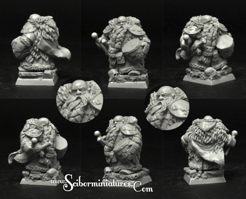Scibor Monstrous Miniatures 28FM0325 Ice Stronghold Dwarf #9