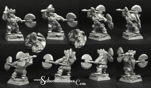 Scibor Monstrous Miniatures 28FM0318 Dwarf Wild Chieftain #5