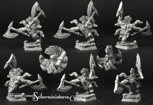 Scibor Monstrous Miniatures 28FM0317 Dwarf Wild Chieftain #4