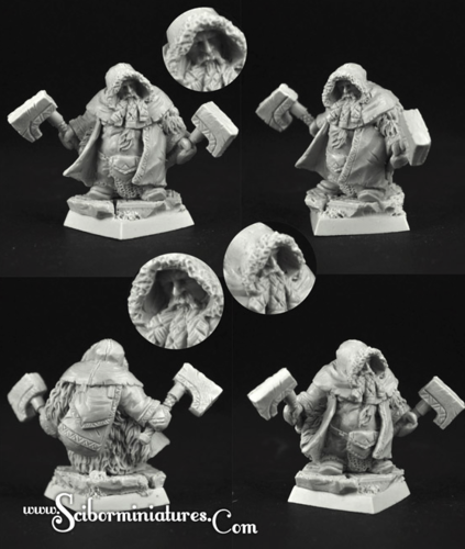 Scibor Monstrous Miniatures 28FM0211 Dwarf Ranger #7