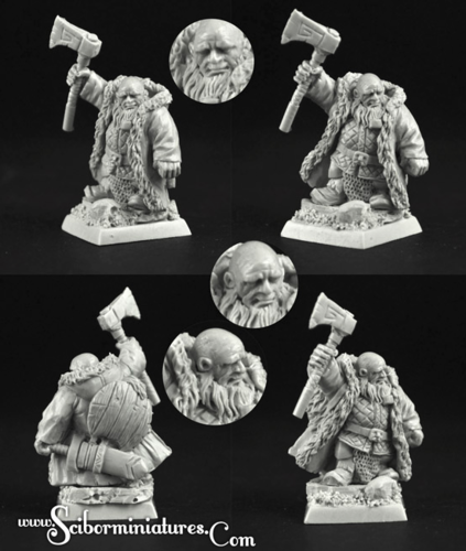 Scibor Monstrous Miniatures 28FM0209 Dwarf Ranger #5