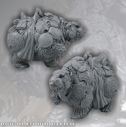 Scibor Monstrous Miniatures 28FM0059 War Bear #4