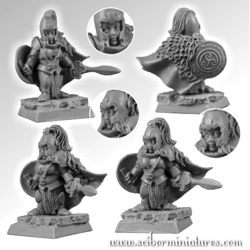 Scibor Monstrous Miniatures 28FM0086 Dwarf Ridda