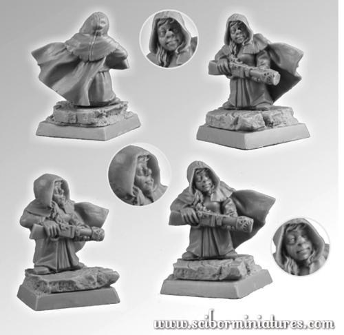 Scibor Monstrous Miniatures 28FM0087 Dwarf Red Hood