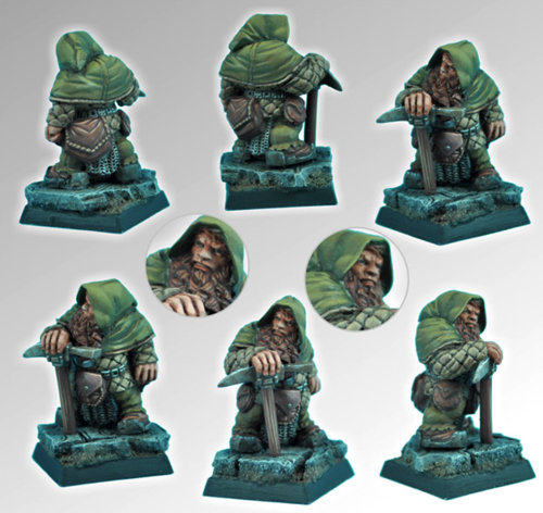 Scibor Monstrous Miniatures 28FM0105 Dwarf Miner #3