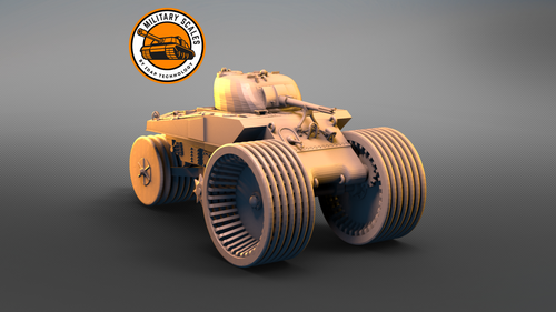 IDAP Technology PMI0171C Sherman T10 Mine roller